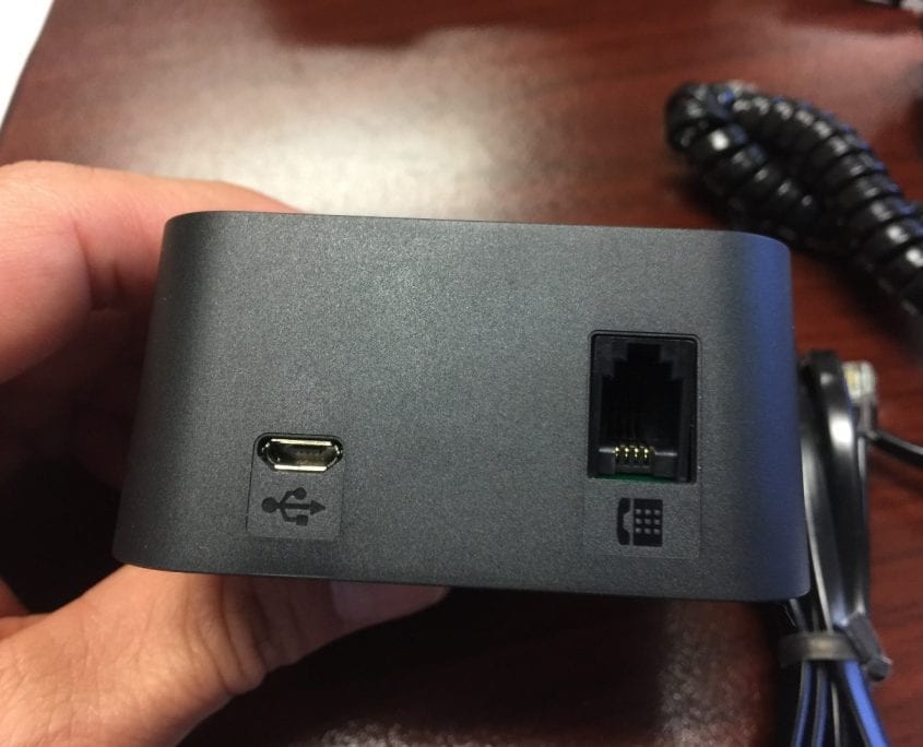 Plantronics MDA100 QD - Call One, Inc connect to Desk phone AND PC