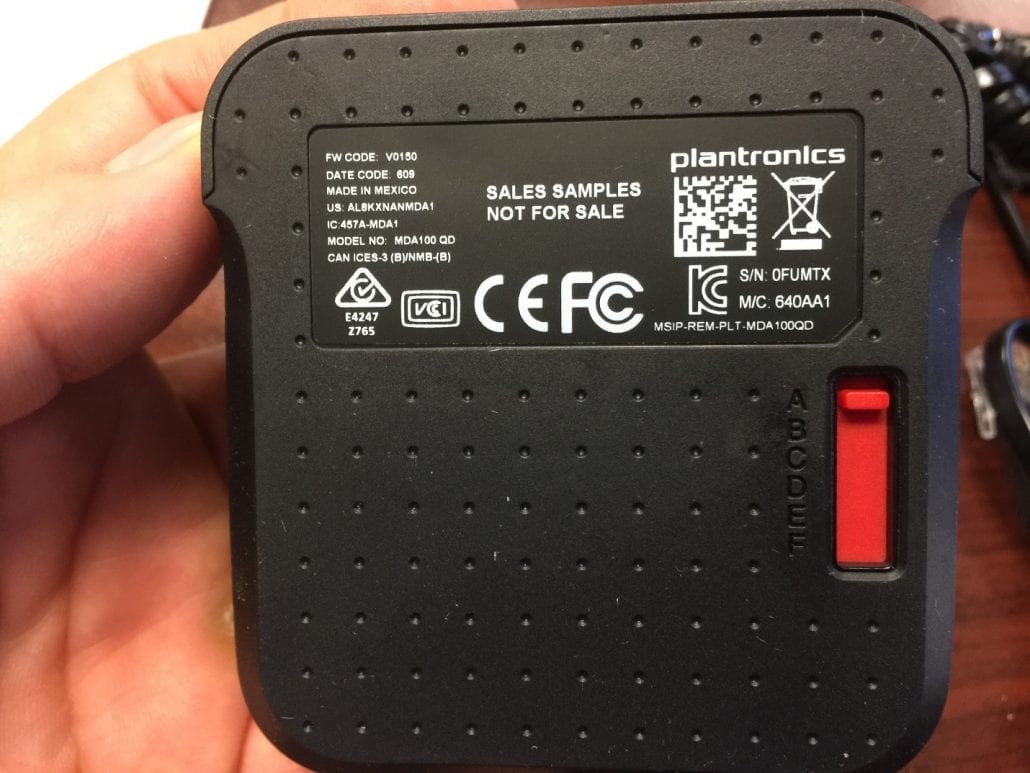 Plantronics MDA100 QD - Call One, Inc connect to Desk phone AND PC