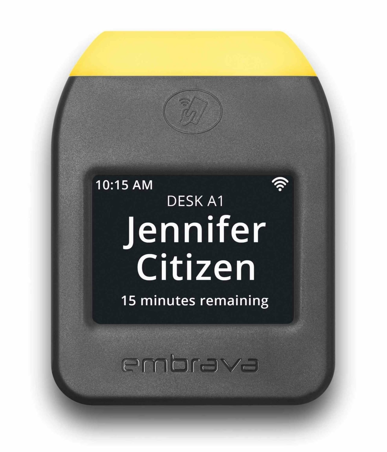 How Embrava Desk Sign helps with Office Hoteling - Call One, Inc